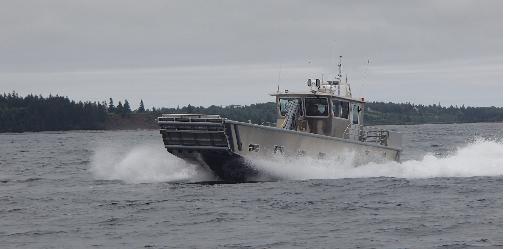 AOPS Landing Craft Ready for Action - Irving Shipbuilding