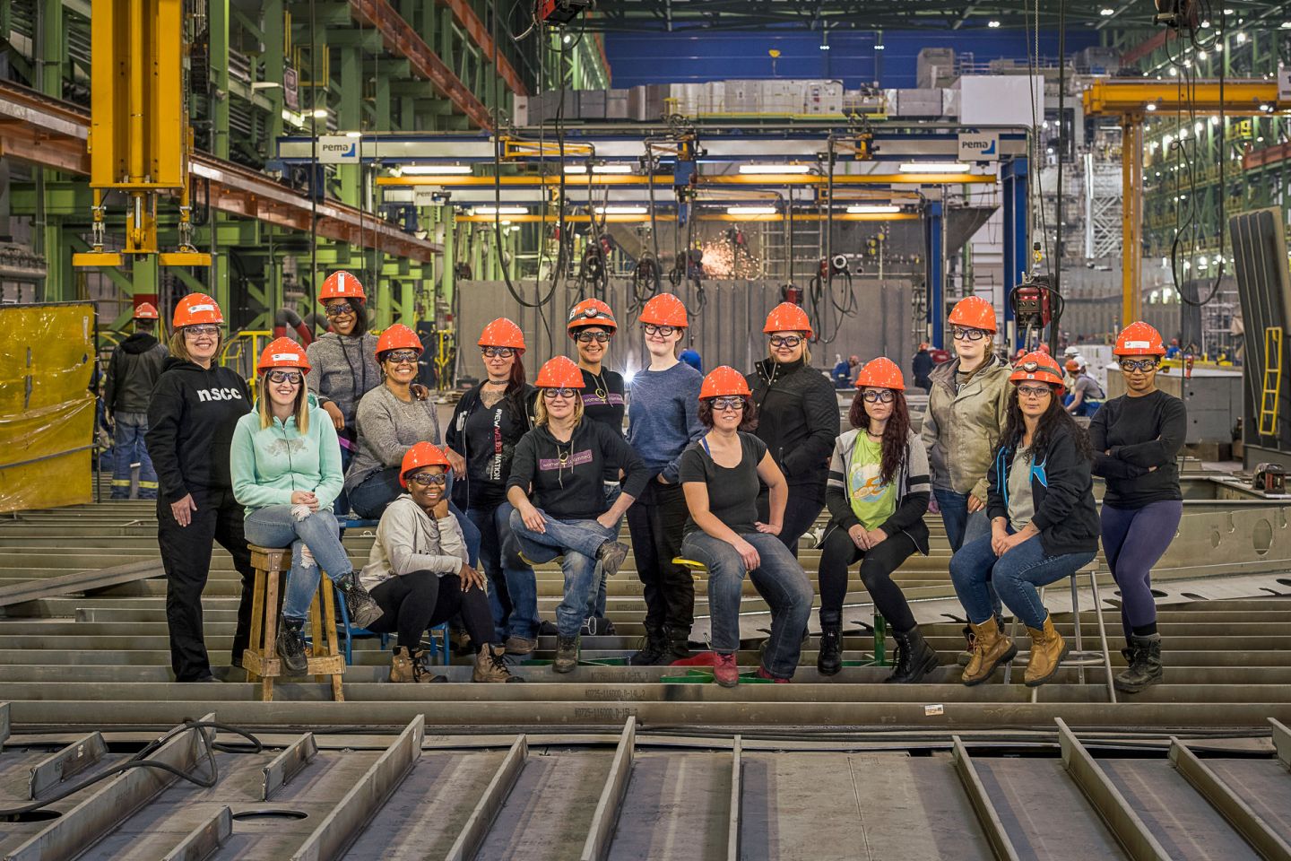 Women Unlimited graduates begin their shipbuilding careers - Irving ...