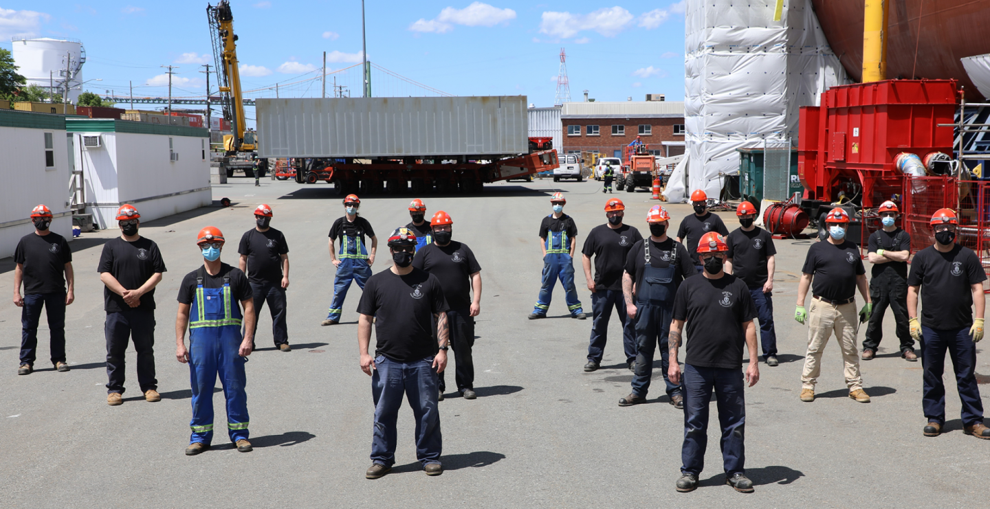 NEW PRODUCTION MILESTONE AS THE FUTURE HMCS MAX BERNAYS PREPARES FOR ...